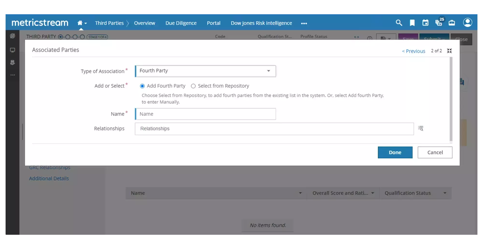 Fourth-Party Risk Management Software Solution | MetricStream