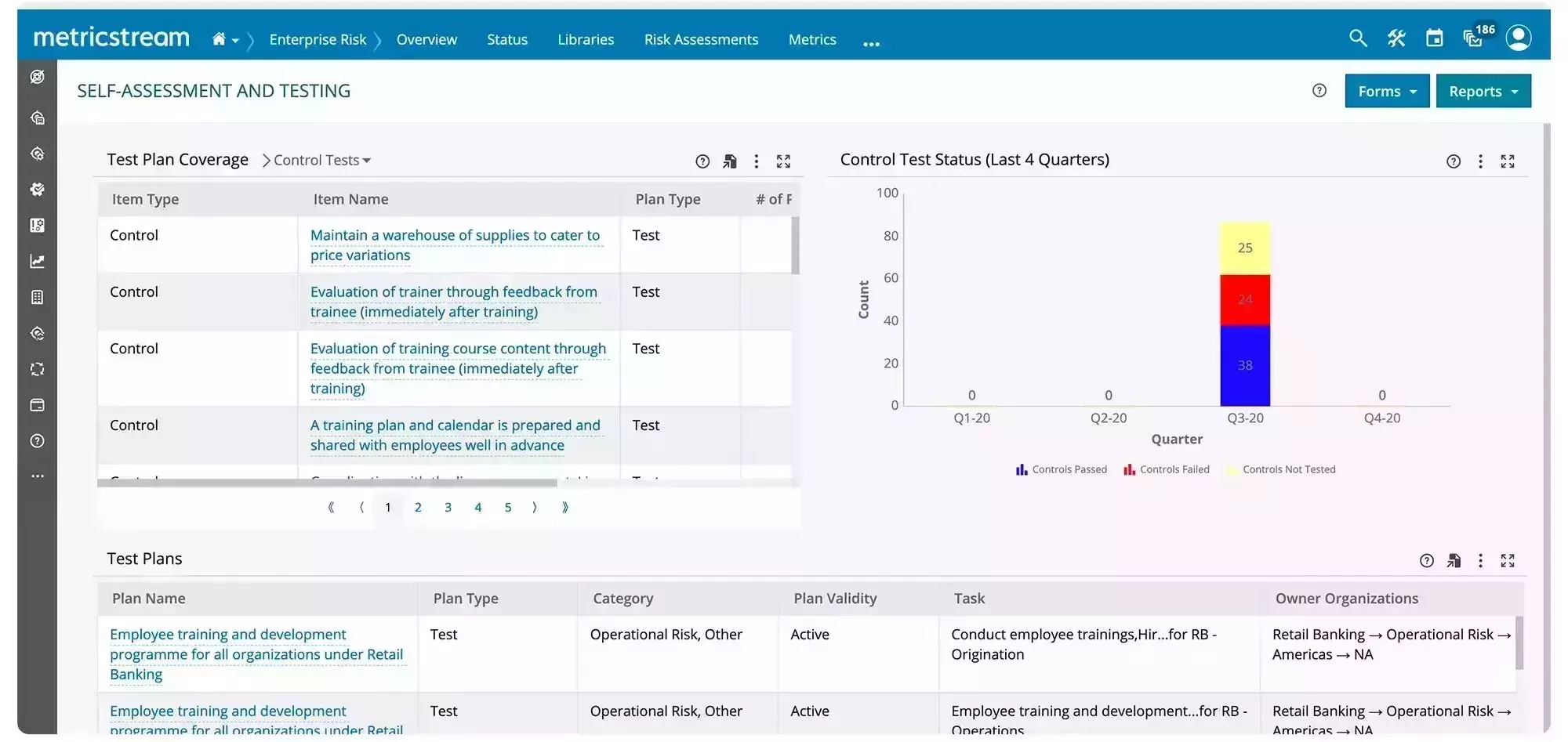 Rcsa Software Risk And Control Self Assessment Solutions Metricstream