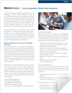 How to Implement a Robust Audit Framework - Insights
