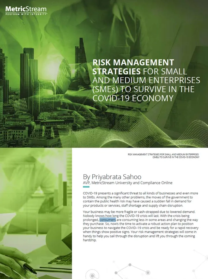 Risk Management Strategies Every SME Needs in 2026 - MeticStream